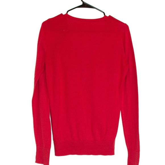 Old Navy | Sweaters | Old Navy Red Boyfriend Cardigan M | Poshmark
